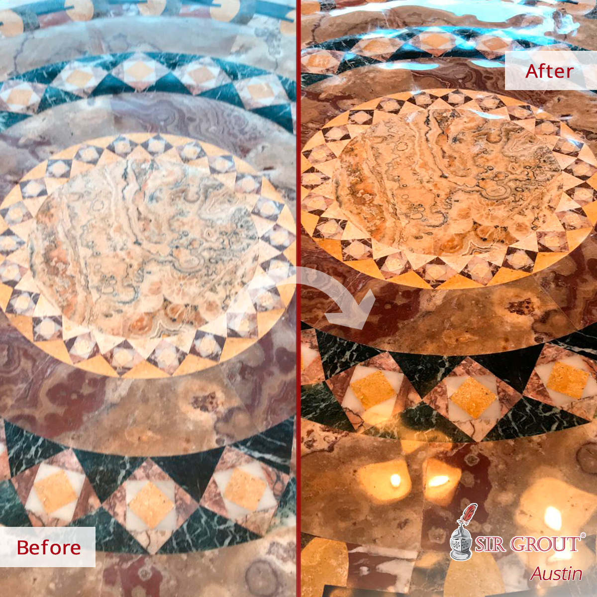 Stone Polishing Pros in Austin Gave This Natural Stone Table a ...